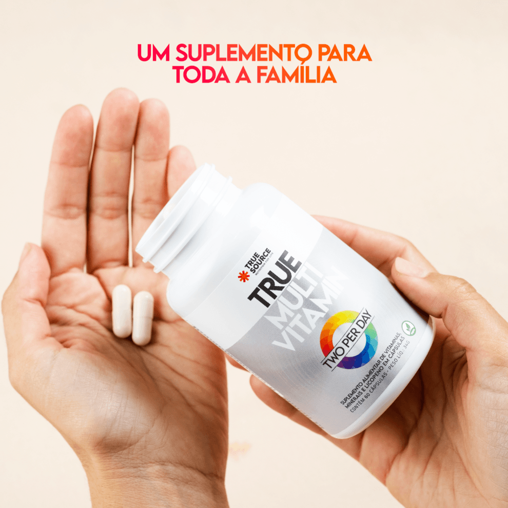 True Multivitamin Two Per Day 60 Cápsulas | True Source
